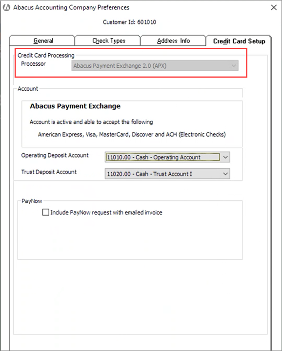 Migrating from APX 1.0 to 2.0 in AbacusLaw by CARET – AbacusNext-Client ...