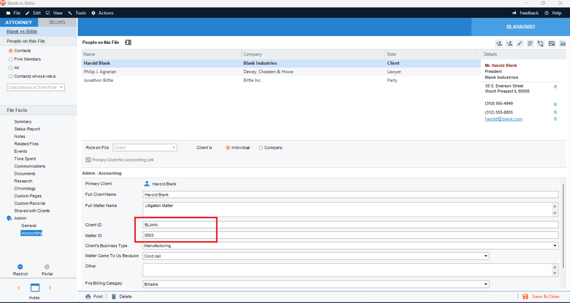 How do I change the Client ID\Matter ID on a file? – AbacusNext-Client ...
