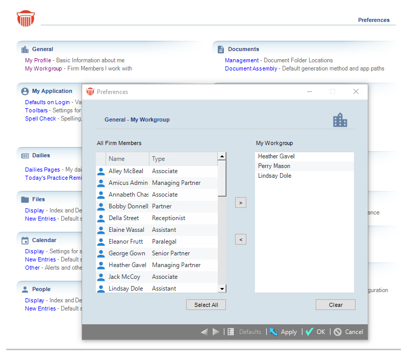 Adding people to your Workgroup – AbacusNext-Client Services