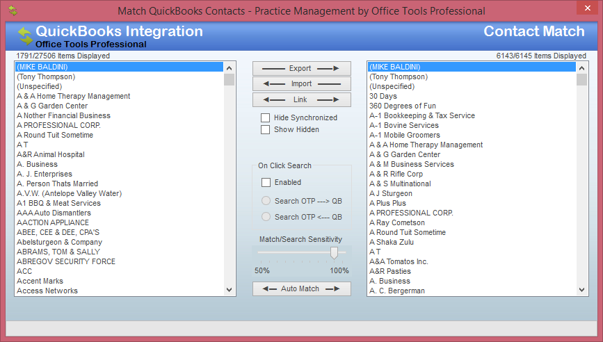 How to Import Contacts from QuickBooks into OfficeTools by CARET ...