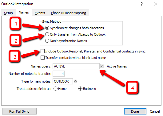 Configuring the AbacusLaw by CARET to Outlook Syncing Tool – AbacusNext ...