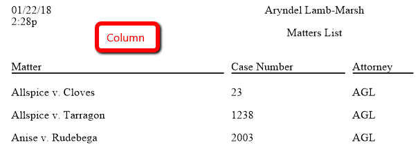Customizing AbacusLaw by CARET Reports – AbacusNext-Client Services