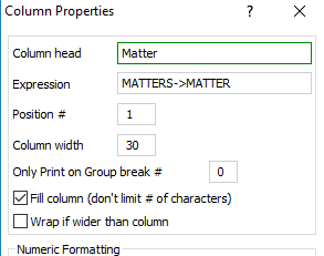 Customizing AbacusLaw by CARET Reports – AbacusNext-Client Services
