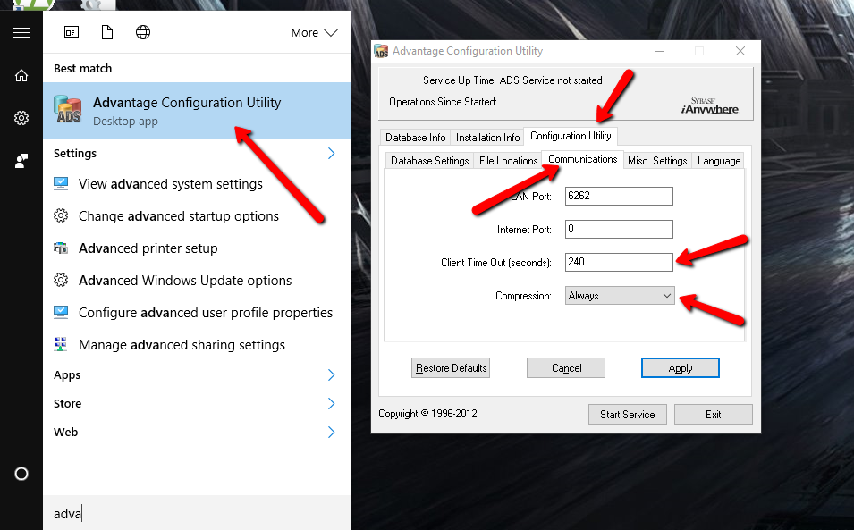 Error 6610: The Advantage Database Server Did Not Respond to a Database Request in a Timely ...