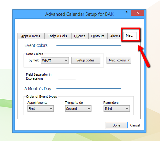 Color Coding a Calendar – AbacusNext-Client Services