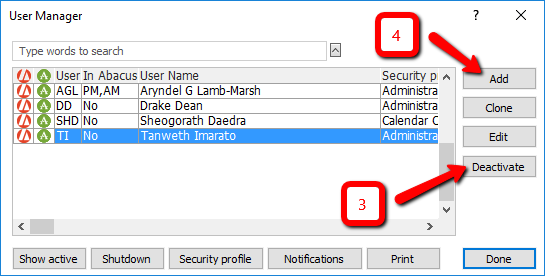 Adding a New AbacusLaw by CARET User – AbacusNext-Client Services