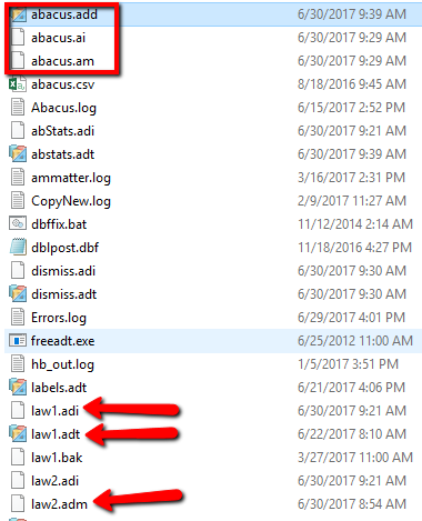 Manually Backing Up Your Database – AbacusNext-Client Services