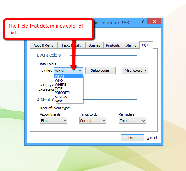 Color Coding a Calendar – AbacusNext-Client Services
