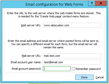 Creating a Web Intake Form – AbacusNext-Client Services