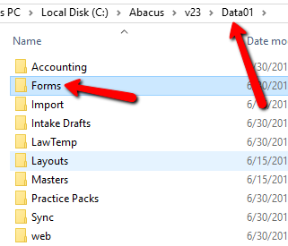 Manually Backing Up Your Database – AbacusNext-Client Services
