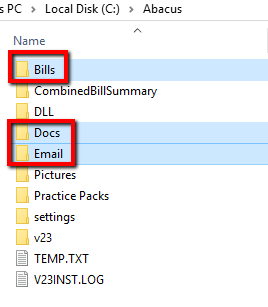 Manually Backing Up Your Database – AbacusNext-Client Services