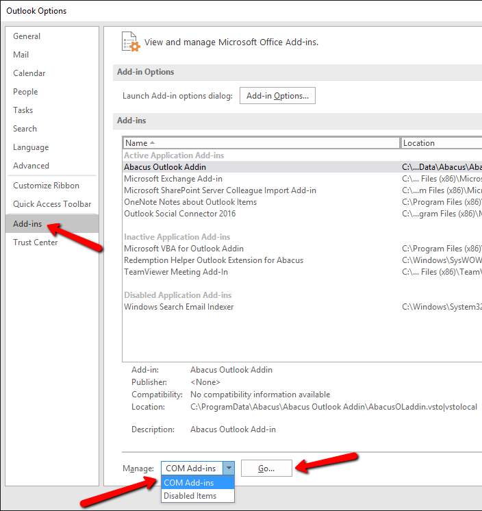 How to Perform a Complete Reinstall of the Outlook Add-in – AbacusNext ...