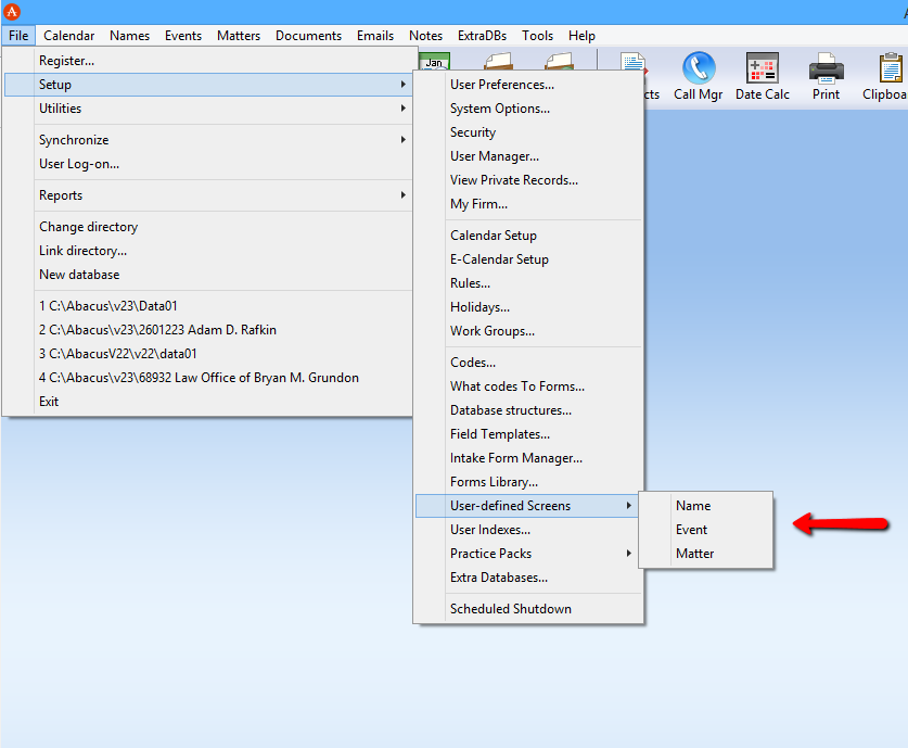Setting Up Smart Screens – AbacusNext-Client Services