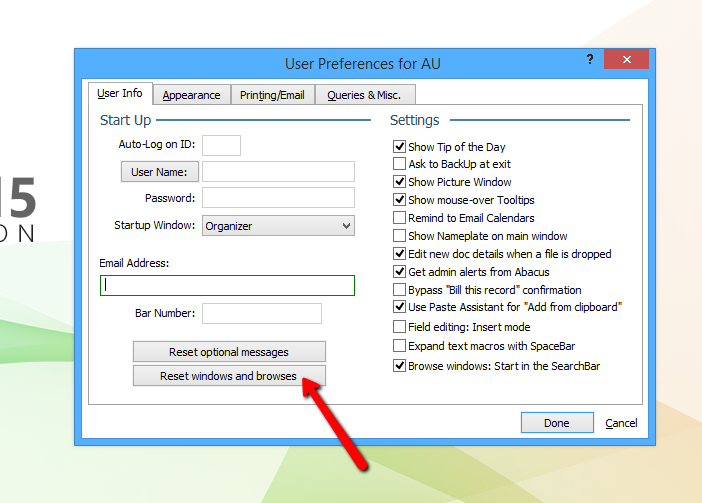 Message Slips Is Not Appearing on the Screen – AbacusNext-Client Services