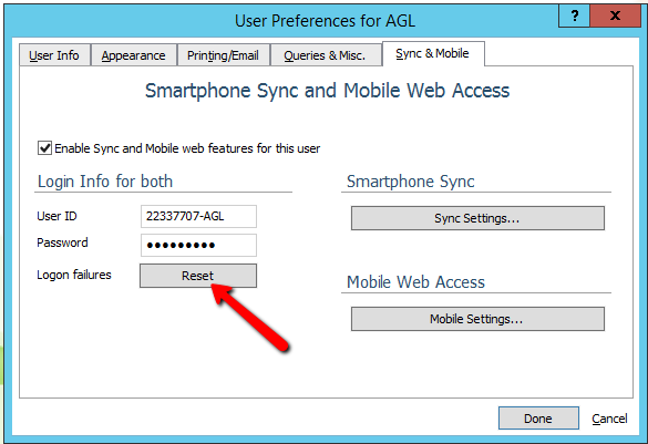 Reset Abacus Mobile App after Too Many Login Failures/Locked Out ...