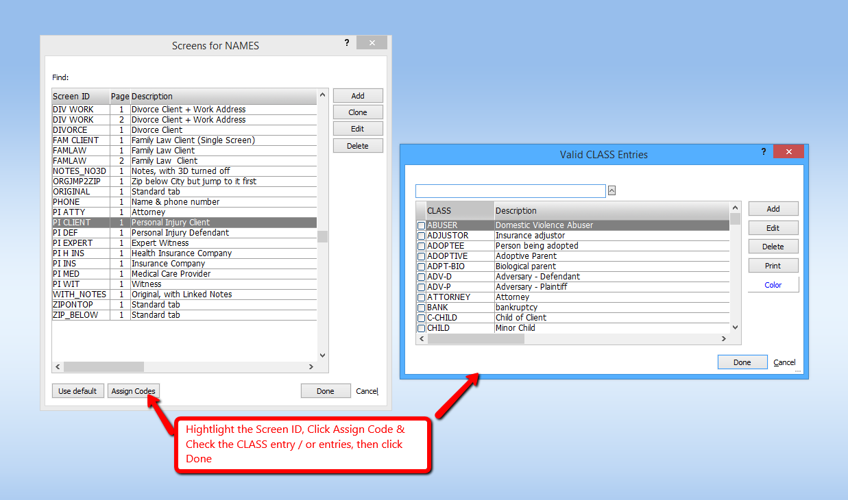 Setting Up Smart Screens – AbacusNext-Client Services