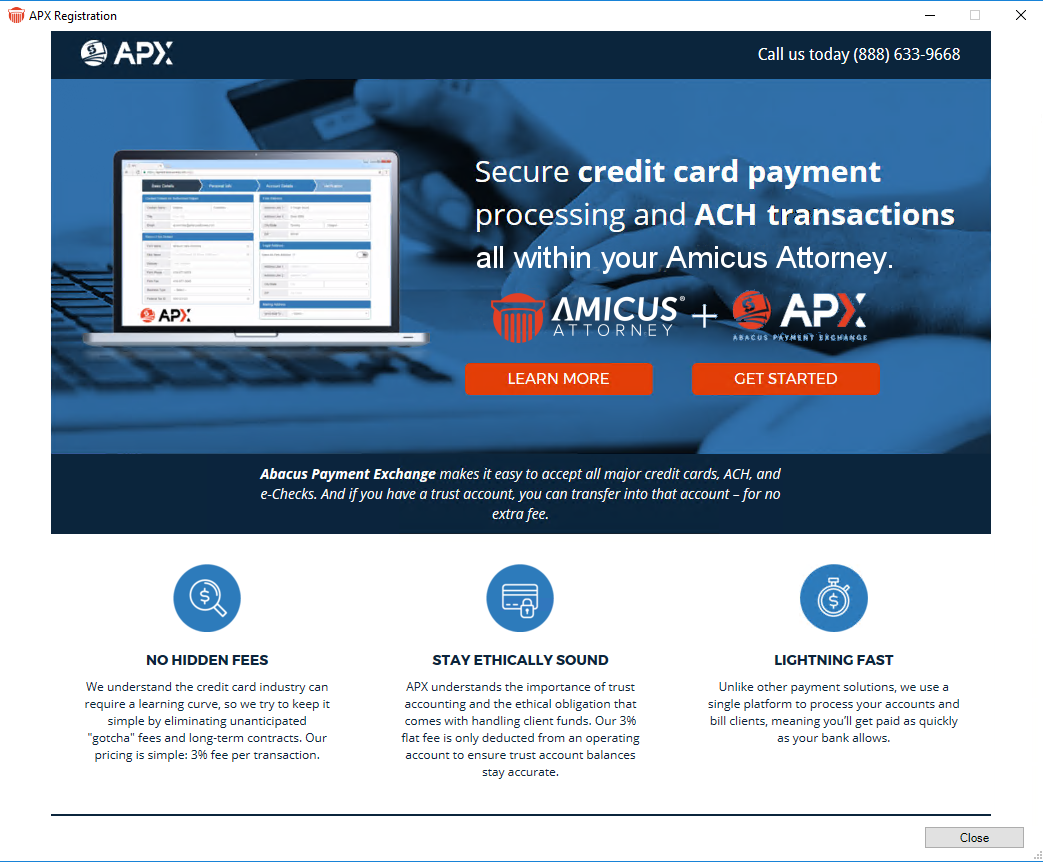 How to Set-up APX in Amicus Attorney by CARET – AbacusNext-Client Services