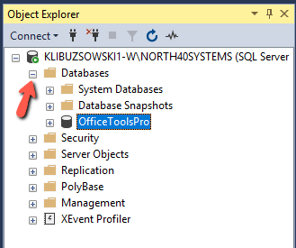 How to migrate OfficeTools by CARET database to a new server ...