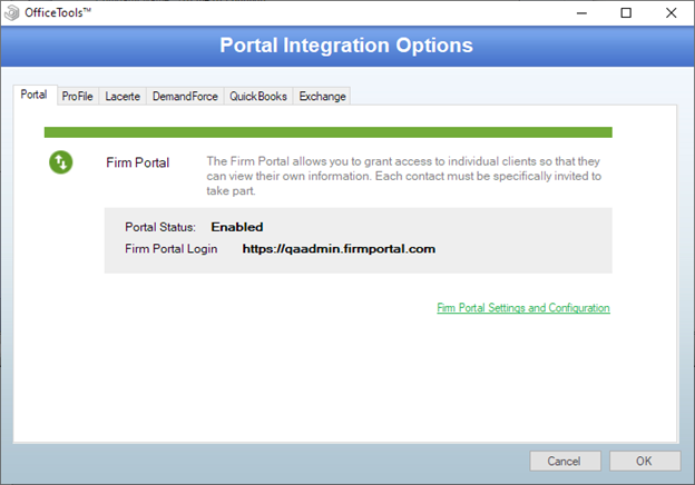 OfficeTools by CARET Firm Portal Setup Guide – AbacusNext-Client Services